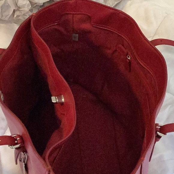 Coach | Bags | Red Large Coach Tote Bag | Poshmark